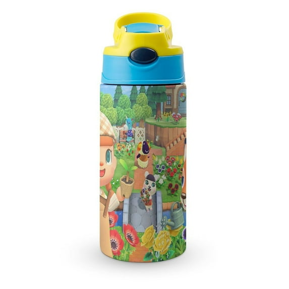 Cartoon Animal Crossing New Horizons Kid's Insulated Water Bottle With ...