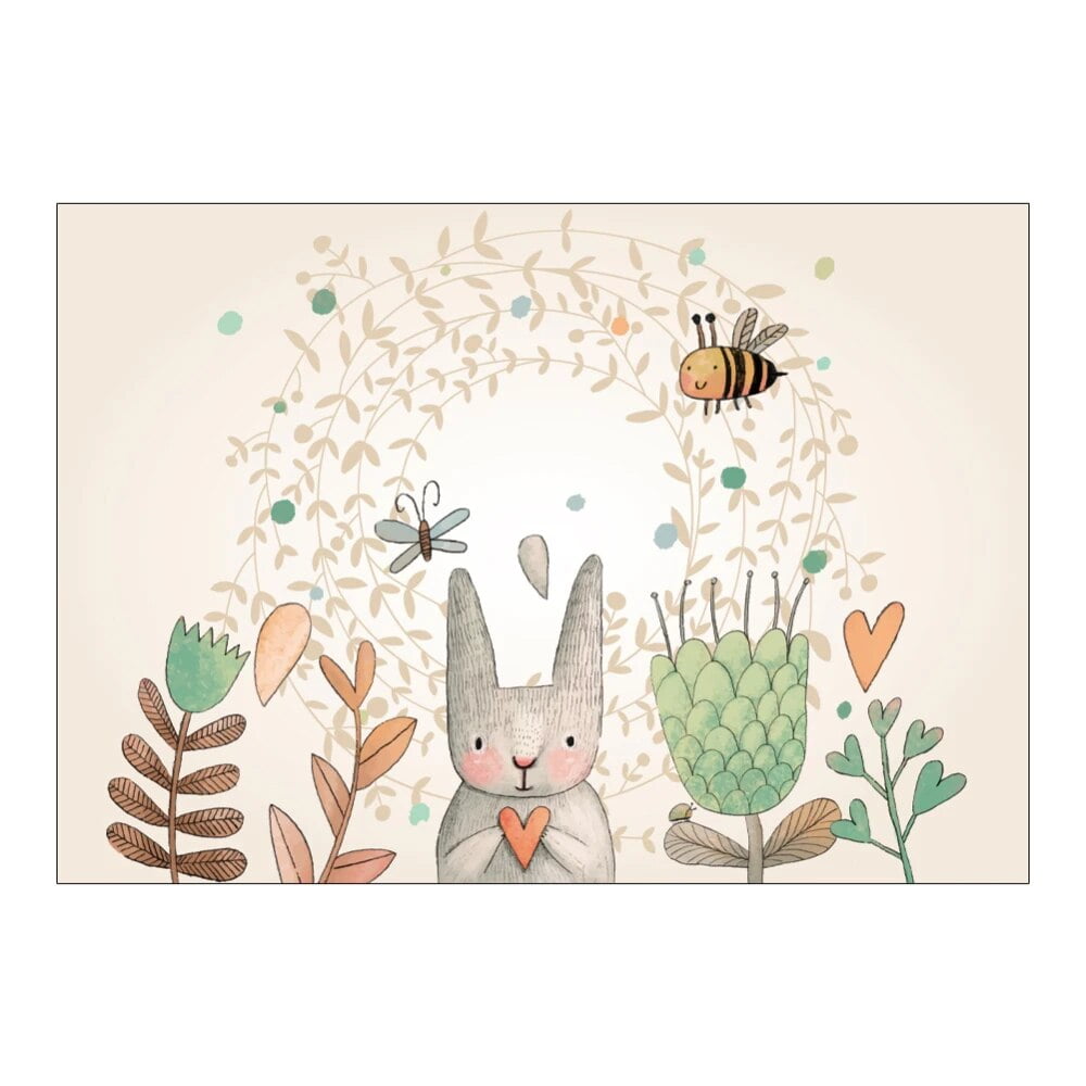 Cartoon Animal Cute Bunny Bee Pattern Children Non-slip Carpets for ...