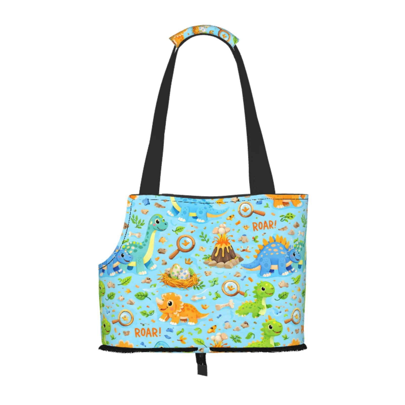 Cartoon Animal Cute Dinosaur Pet Tote Bag Lightweight Shoulder Bag for ...