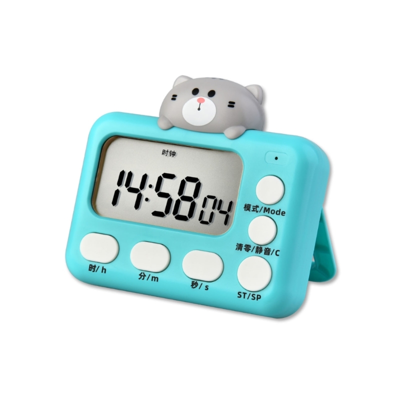 Cartoon Animal Digital Timer Electronic Alarm Clock Countdown Timer ...
