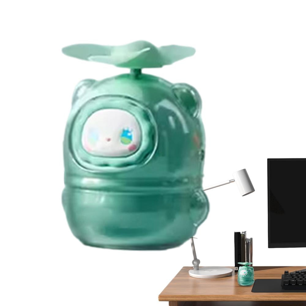 Cartoon Animal Fan Cute Desk Fan Animal Silent Motor Design Handheld ...