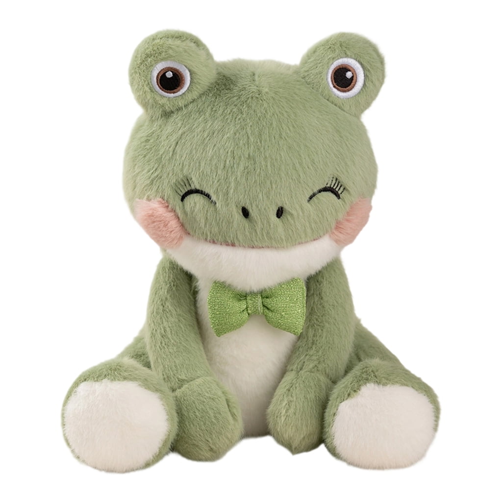 Cartoon Animal Frogs Hugging Doll Toddlers Present Comfort Toy Figure ...