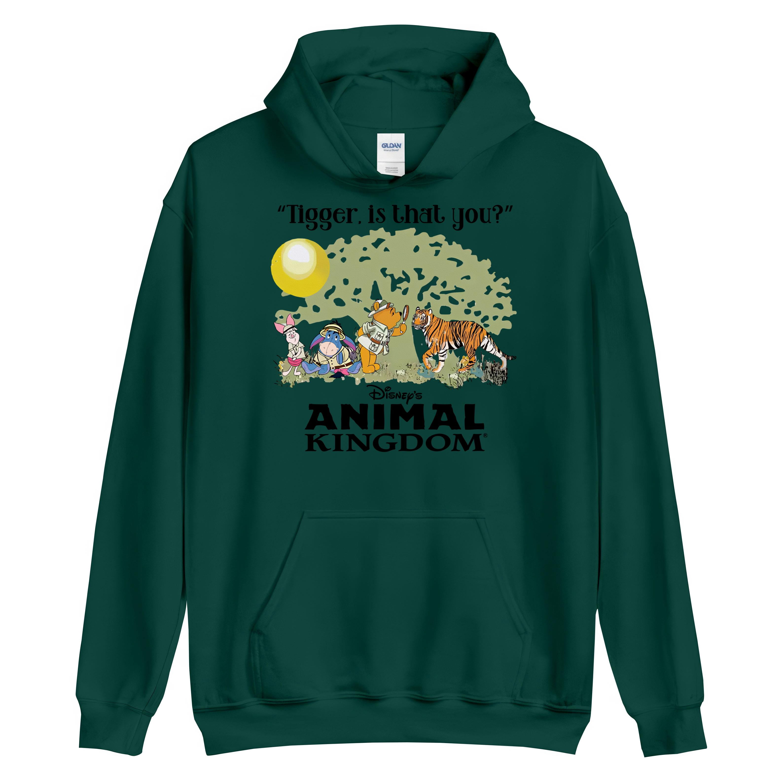 Cartoon Animal Graphic T-shirt, Safari Mode Design for Family Vacation ...