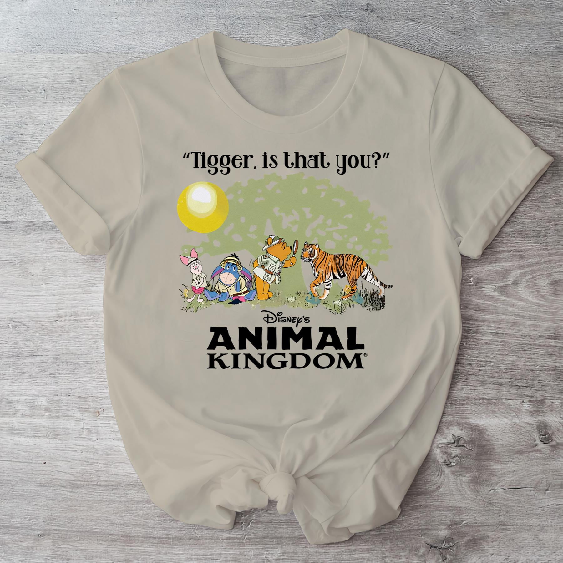 Cartoon Animal Graphic T-shirt, Safari Mode Design for Family Vacation ...