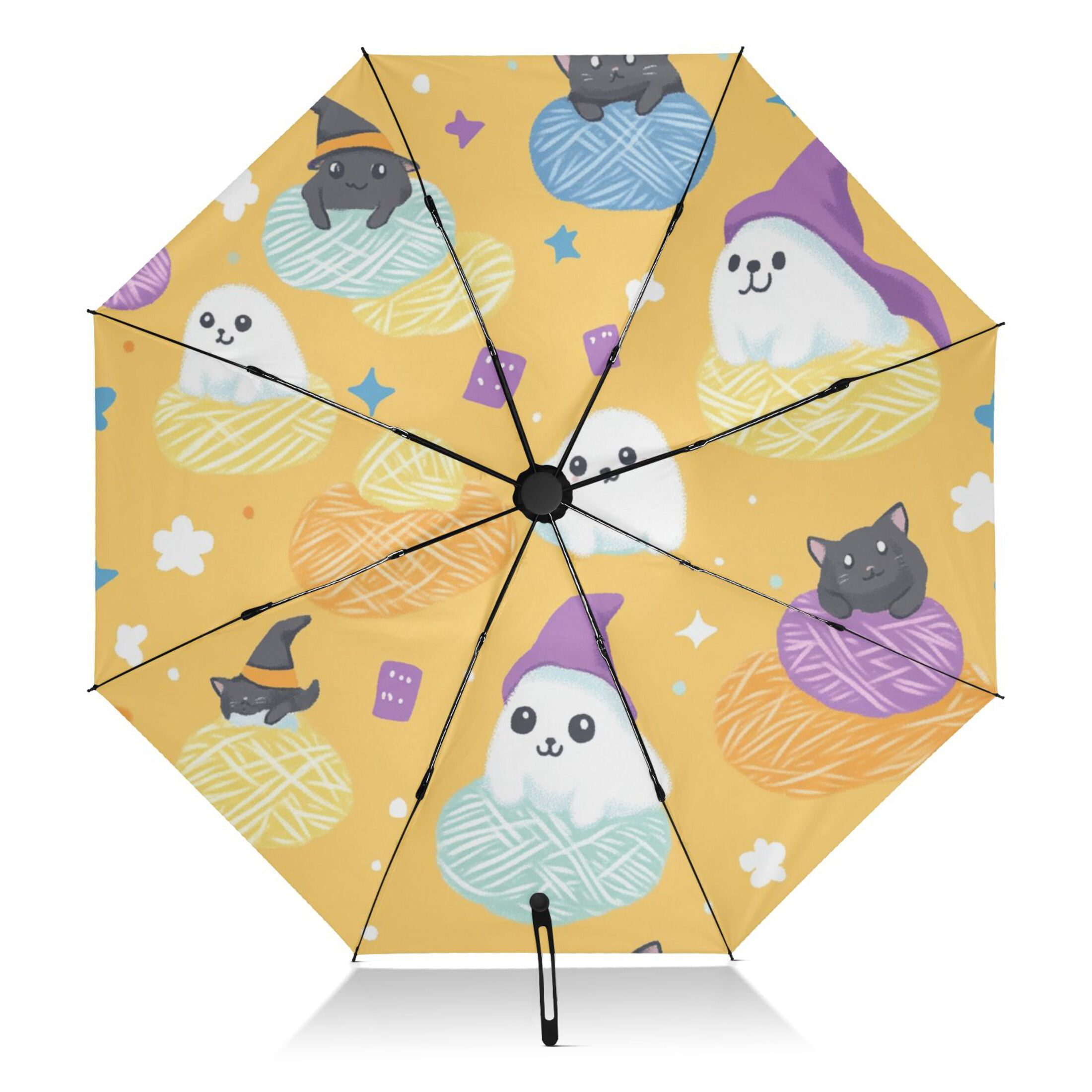 Cartoon Animal Patterns Extra Large Automatic Umbrella, UV Protection ...