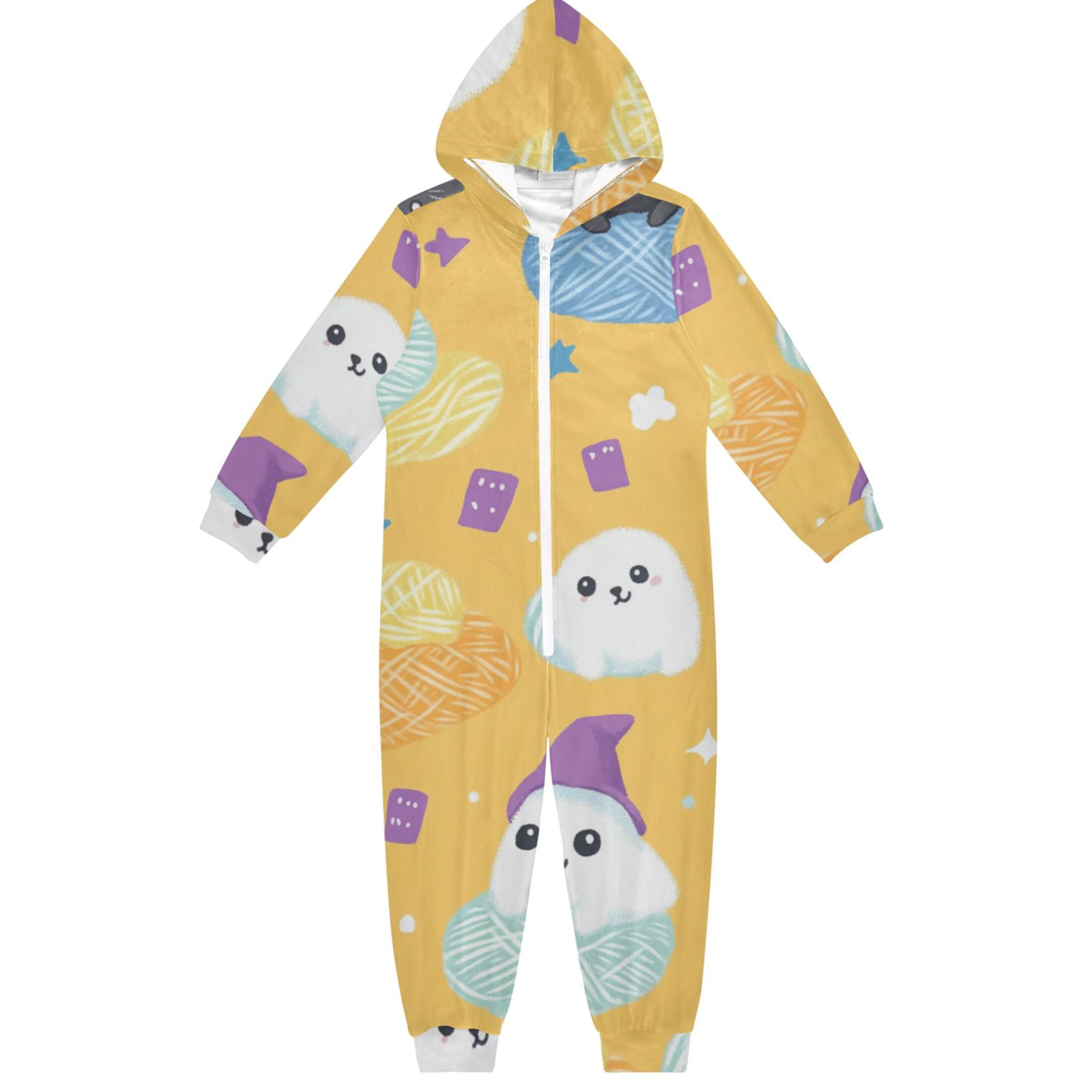 Cartoon Animal Patterns One Piece Pajamas Soft Jumpsuit Cozy Sleep and ...