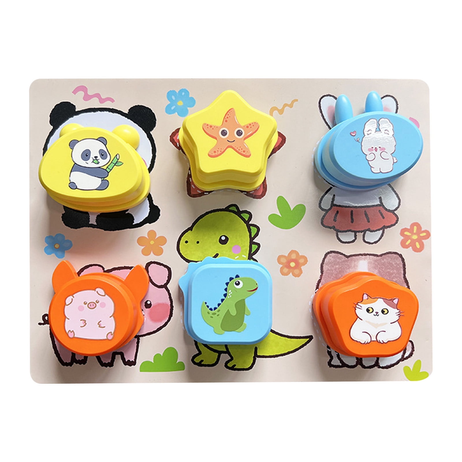 Cartoon Animal Recording Refrigerator Sticker Nine Animal Sounds ...