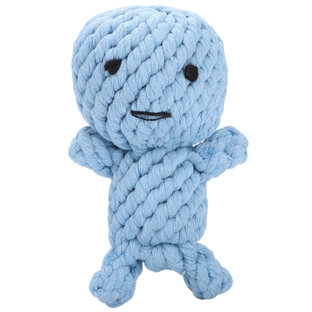 Cartoon Animal Shape Pure Manual Weaving Pet Cotton Rope Biting Chewing ...