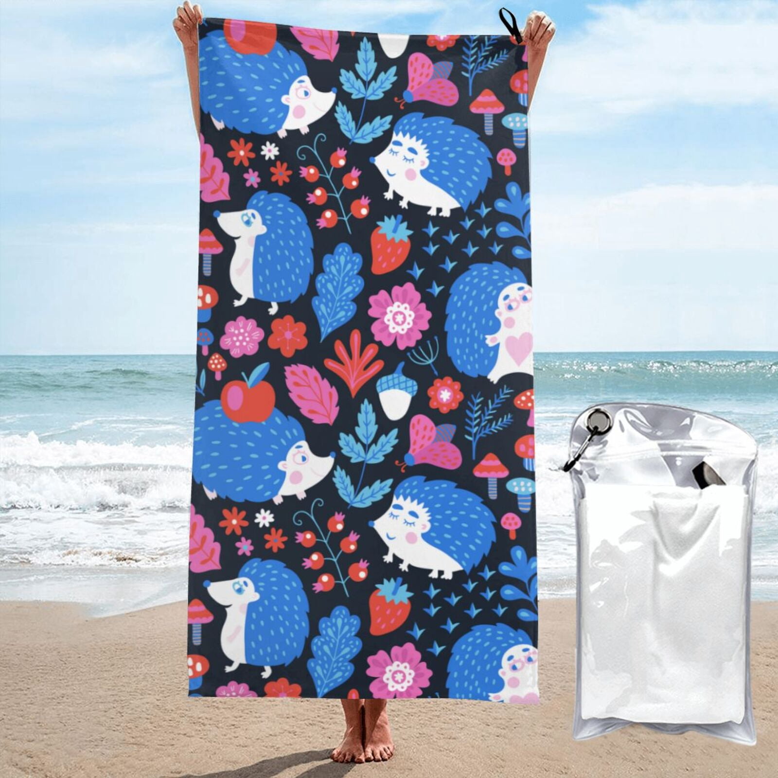 Cartoon Animalfiber Quick Dry Towel Beach Towels Good Water Absorption ...