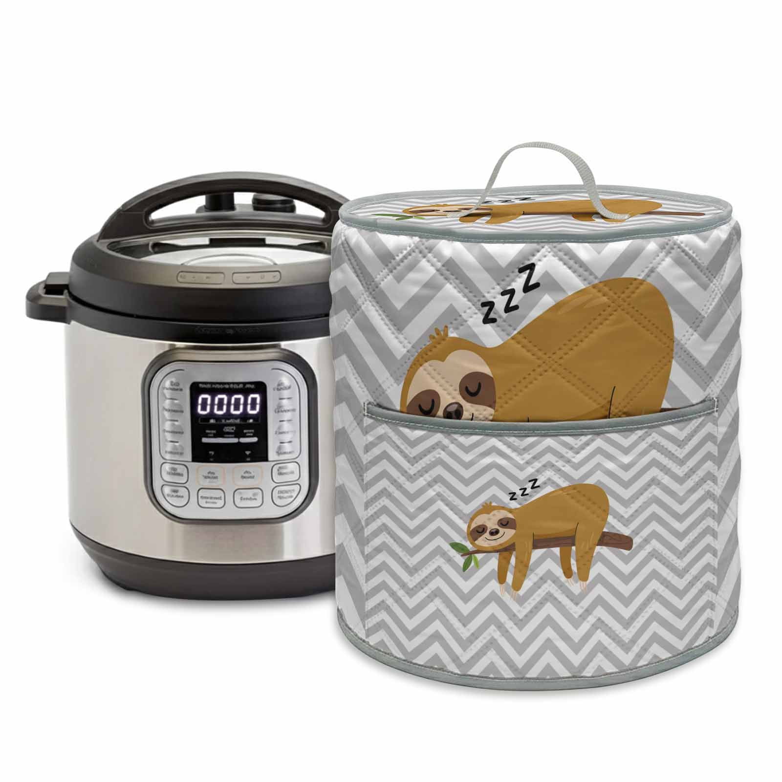 Cartoon Animals Rice Cooker Cover 6 Quart Brown Sleeping Lazy Sloths ...