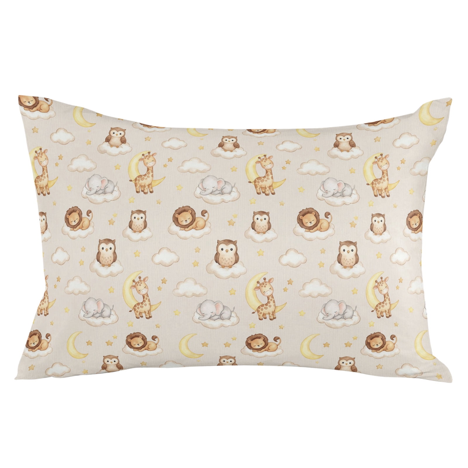 Cartoon Animals Throw Pillow Cover 12 x 20 Inch Decorative Pillow Cover ...