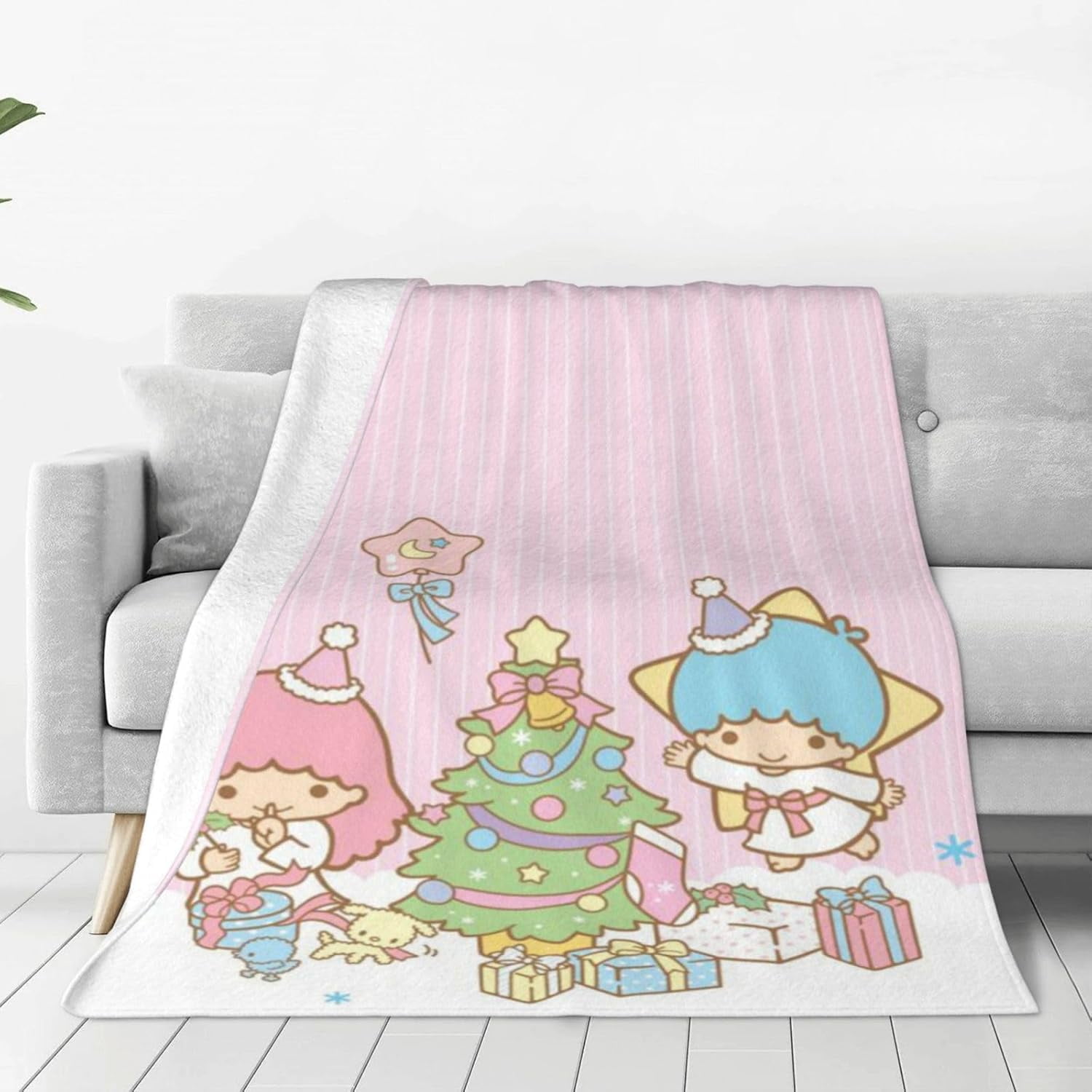 Cartoon Animation Fan Blanket Warm and Soft for Couch Sofa All Season ...