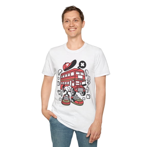 Cartoon Animation T Shirt Funny Tee Unisex Gildan Softstyle 64000 100 ...