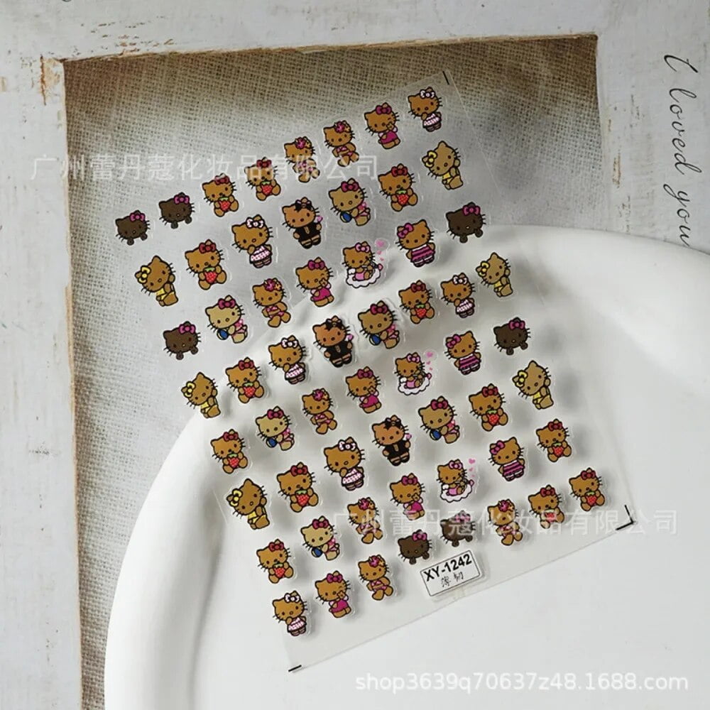 Cartoon Anime 3D Thin Tough Cartoon Hello Kitty Holiday Style Girl Hot ...