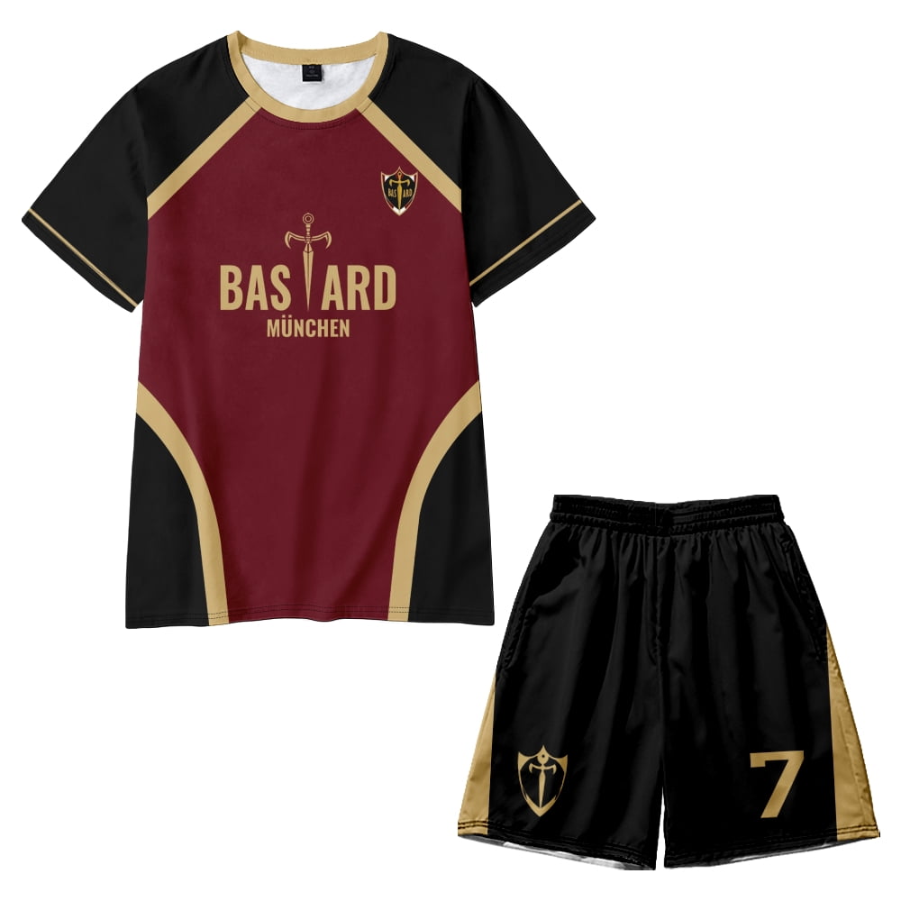 Cartoon Anime Blue Lock Manshine City Nagi Sport T-Shirts Set 3D Print ...