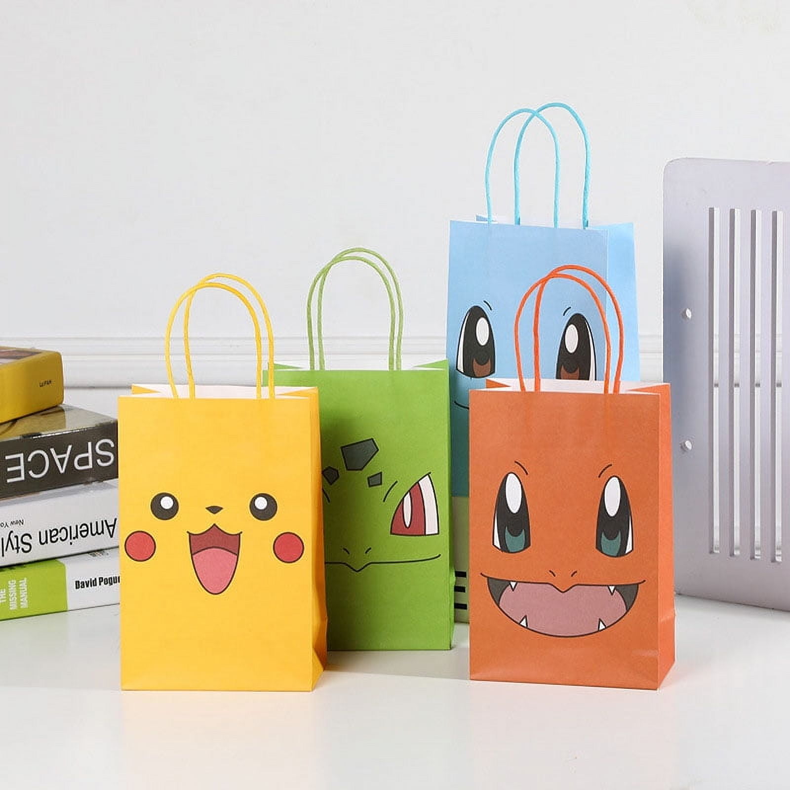 Cartoon Anime Candy Paper Bag Cartoon Pokemon Pikachu Gift Top ...