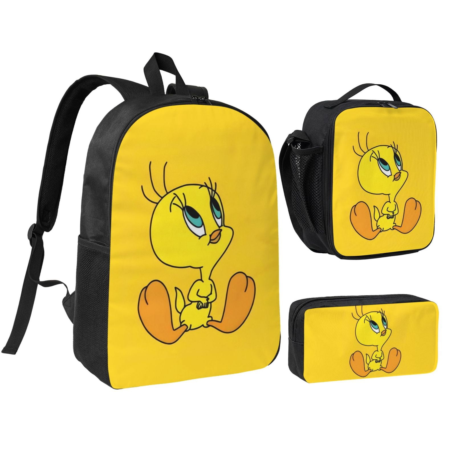 Cartoon Anime Daypack tweety Cartoon Bird 8 Large Capacity 17 Inch ...