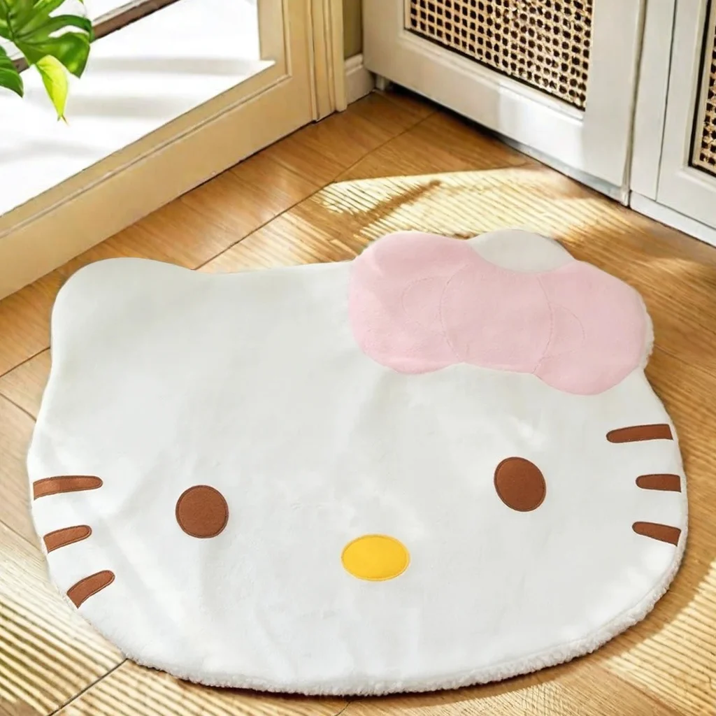 Cartoon Anime Hello Kitty Designer Plush Rug Soft Doormat Floor Mat ...