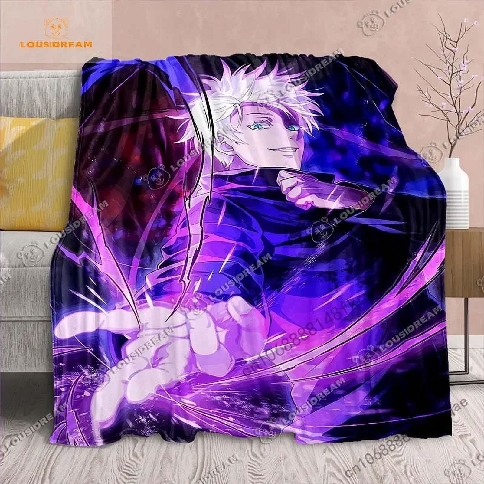 Cartoon Anime Jujutsu Kaisen Throws Blanket Soft Featuring Yuji Megumi ...