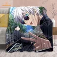 Cartoon Anime Jujutsu Kaisen Throws Blanket Soft Featuring Yuji Megumi ...