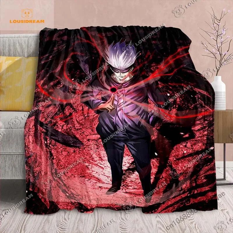 Cartoon Anime Jujutsu Kaisen Throws Blanket Soft Featuring Yuji Megumi ...