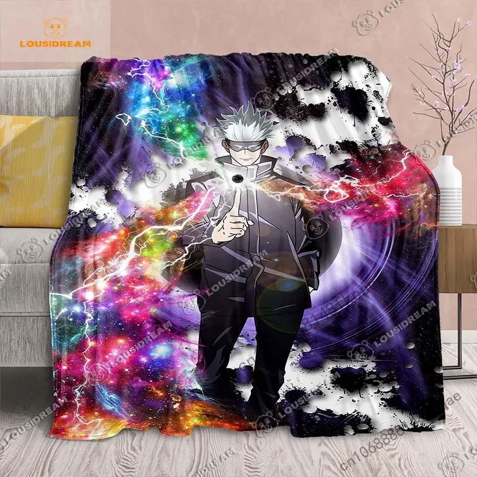 Cartoon Anime Jujutsu Kaisen Throws Blanket Soft Featuring Yuji Megumi ...