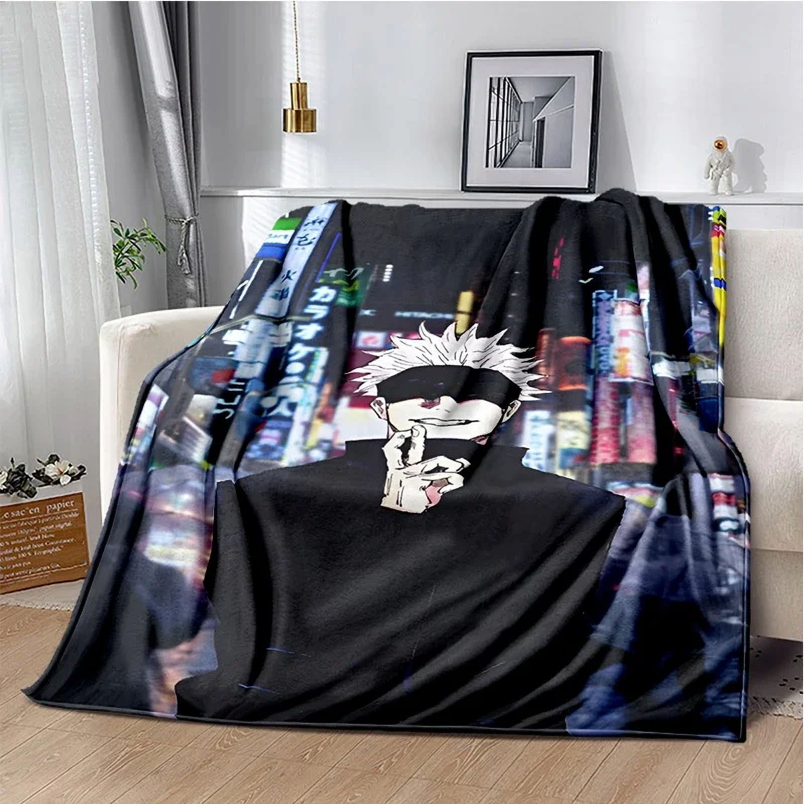 Cartoon Anime Jujutsu Kaisen Throws Blanket Super Soft Featuring Yuji ...