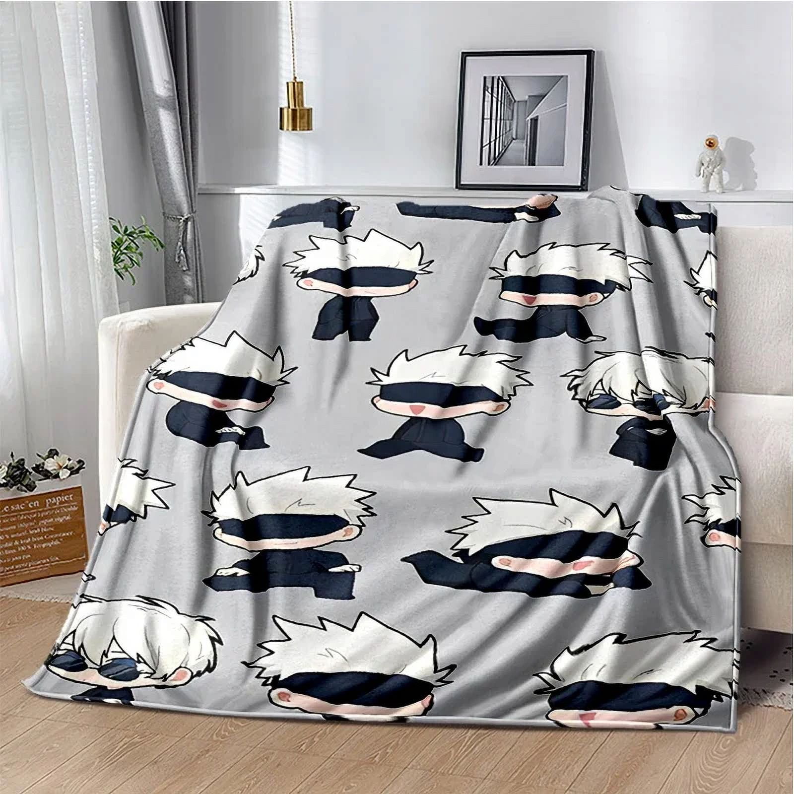 Cartoon Anime Jujutsu Kaisen Throws Blanket Super Soft Featuring Yuji ...