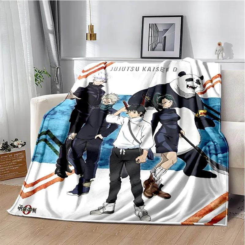 Cartoon Anime Jujutsu Kaisen Throws Blanket Super Soft Featuring Yuji ...