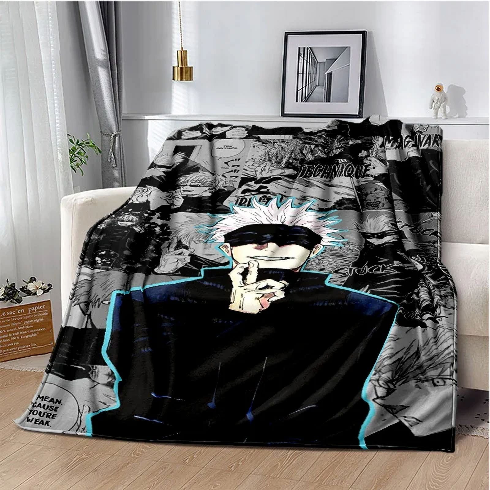 Cartoon Anime Jujutsu Kaisen Throws Blanket Super Soft Featuring Yuji ...