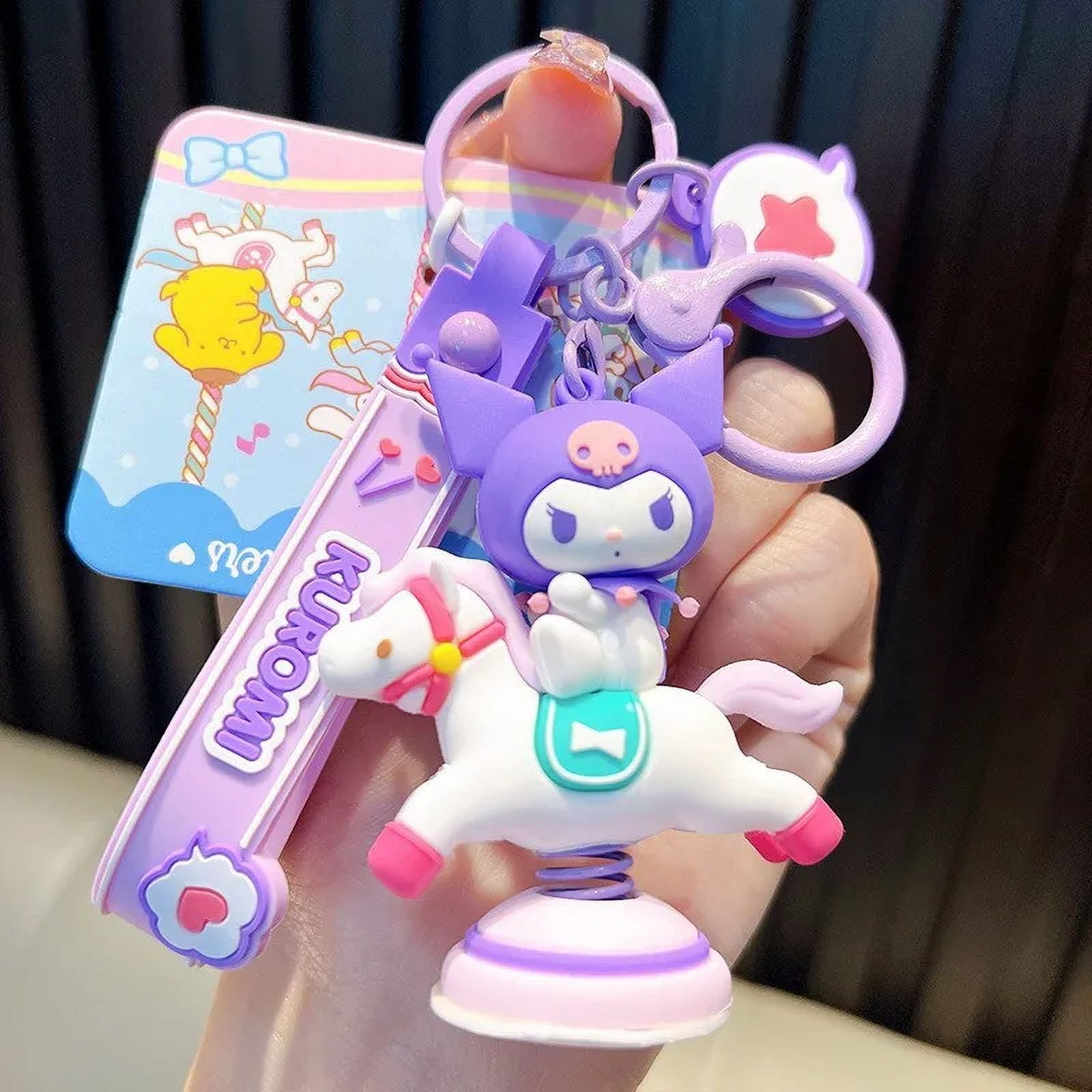 Cartoon Anime Melody Doll Keychain Genuine Sanrio Kuromi Cinnamoroll ...