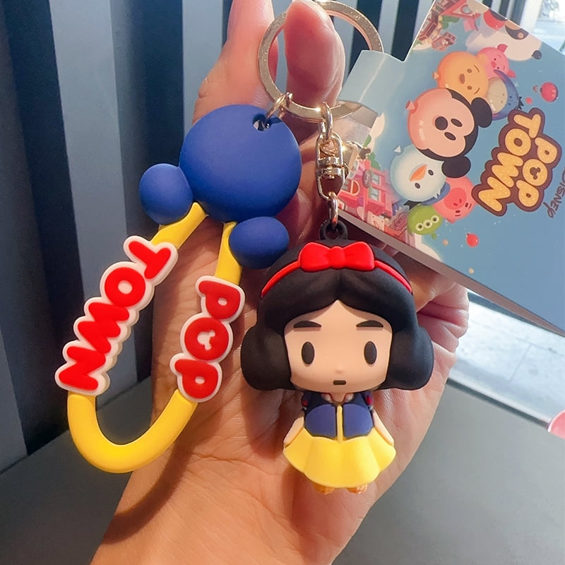 Cartoon Anime Minnie Mickey Couple Key Chain Cute Stitch Donald Duck ...