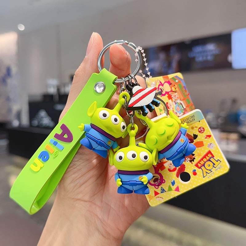 Cartoon Anime Minnie Mickey Couple Key Chain Cute Stitch Donald Duck ...