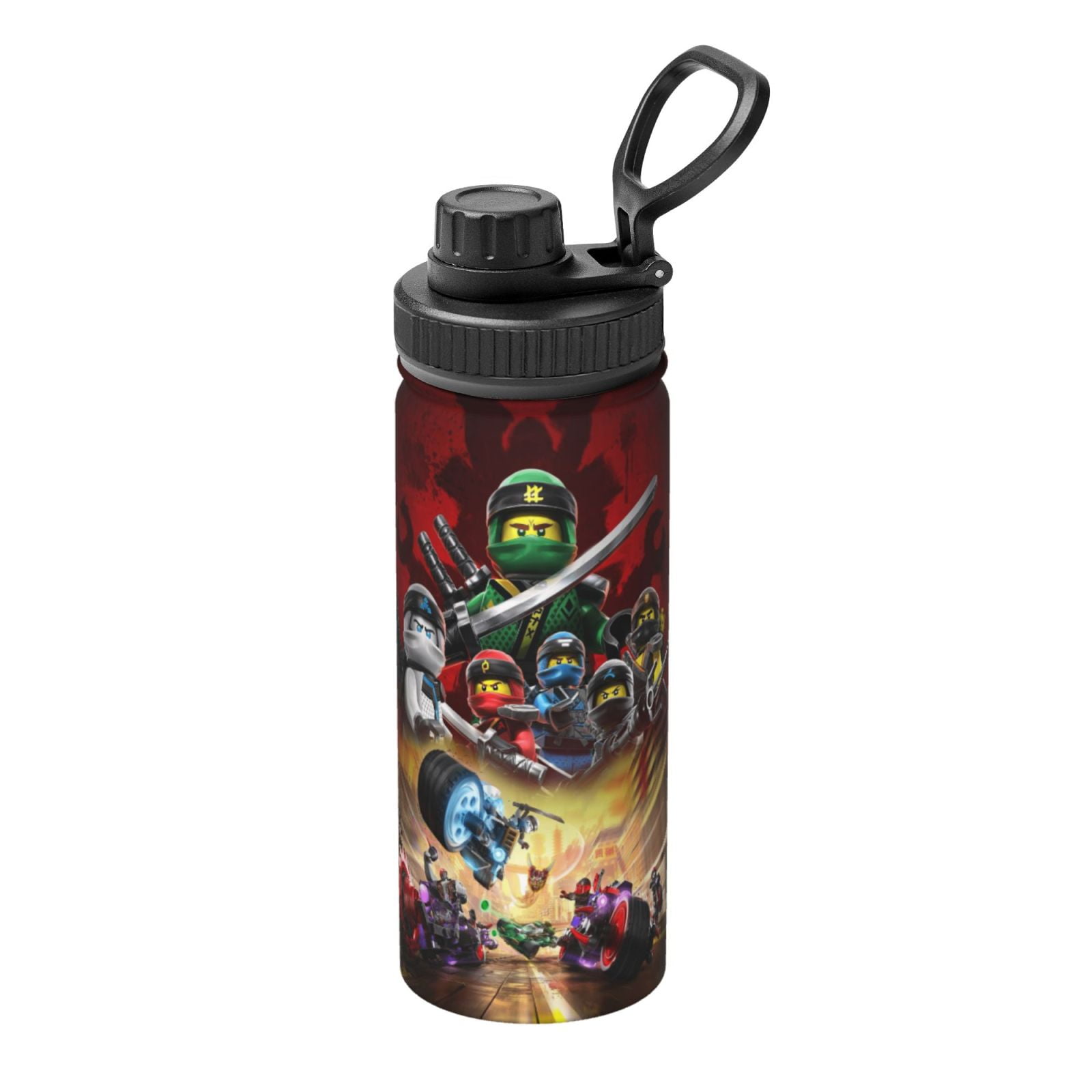 Cartoon Anime Ninjago Cartoon Sports Insulated Water Bottles Kettle ...