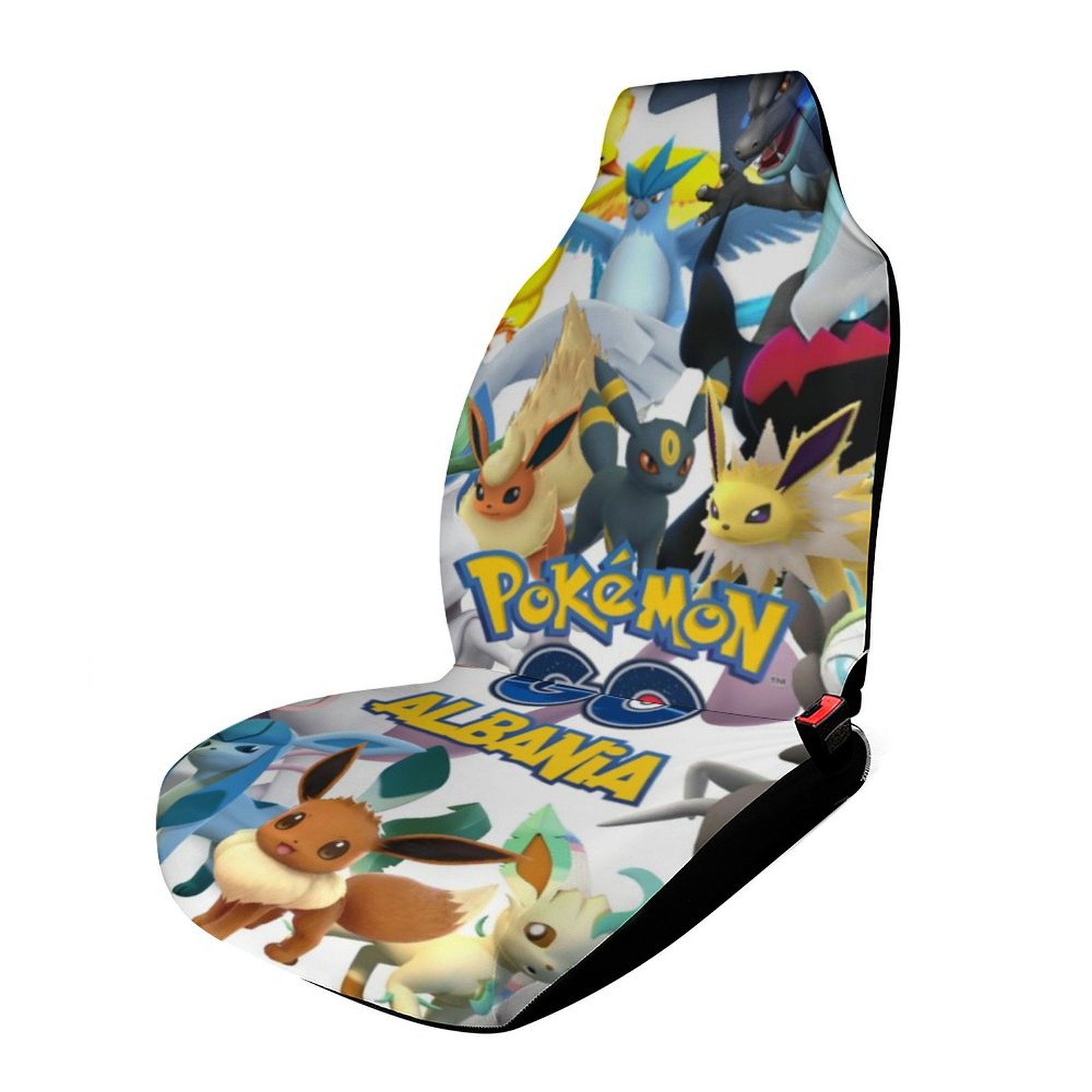 Cartoon Anime Pokemon Car Seat Covers Full Front Seats Cover Anime Car ...
