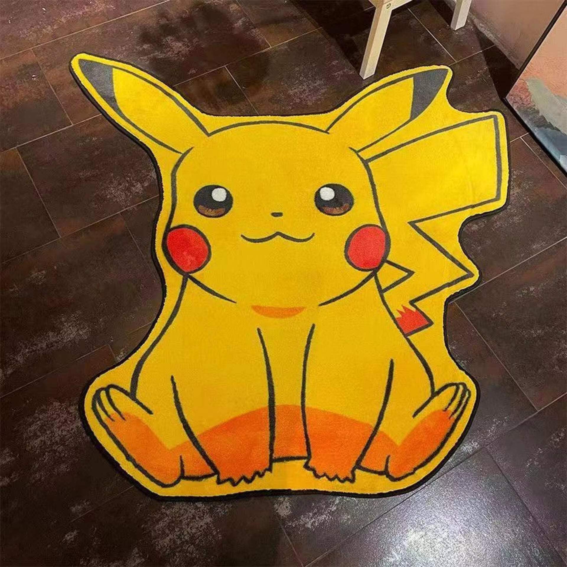 Cartoon Anime Pokemon Rug Carpet 3D Irregular Gengar Charizard Snorlax ...
