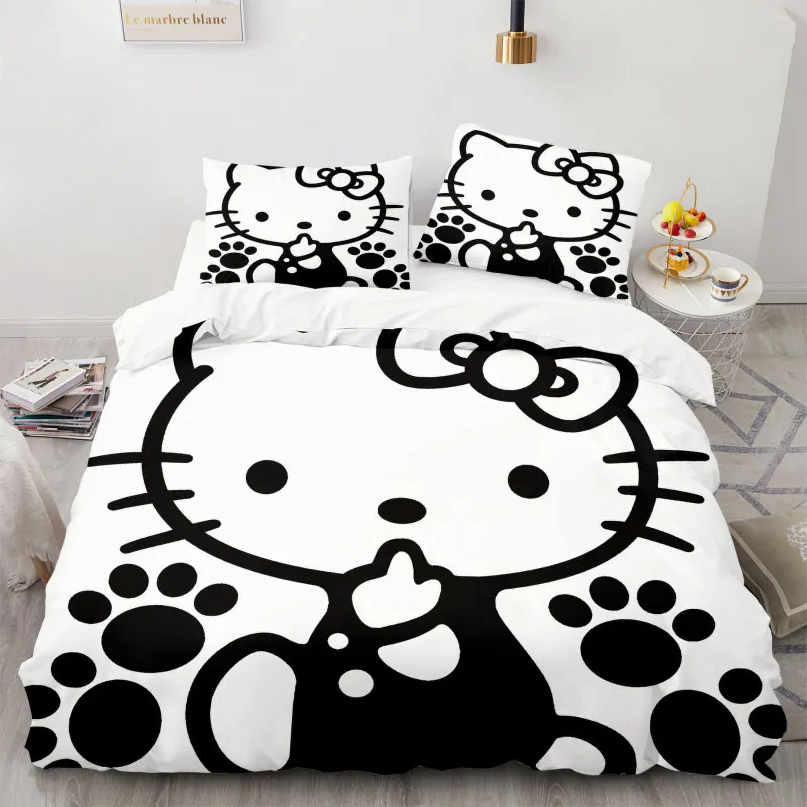 Cartoon Anime Sanrio Bedding Set Hello Kitty Kuromi Melody Quilt Duvet ...