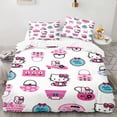 Cartoon Anime Sanrio Bedding Set Hello Kitty Quilt Duvet Cover ...