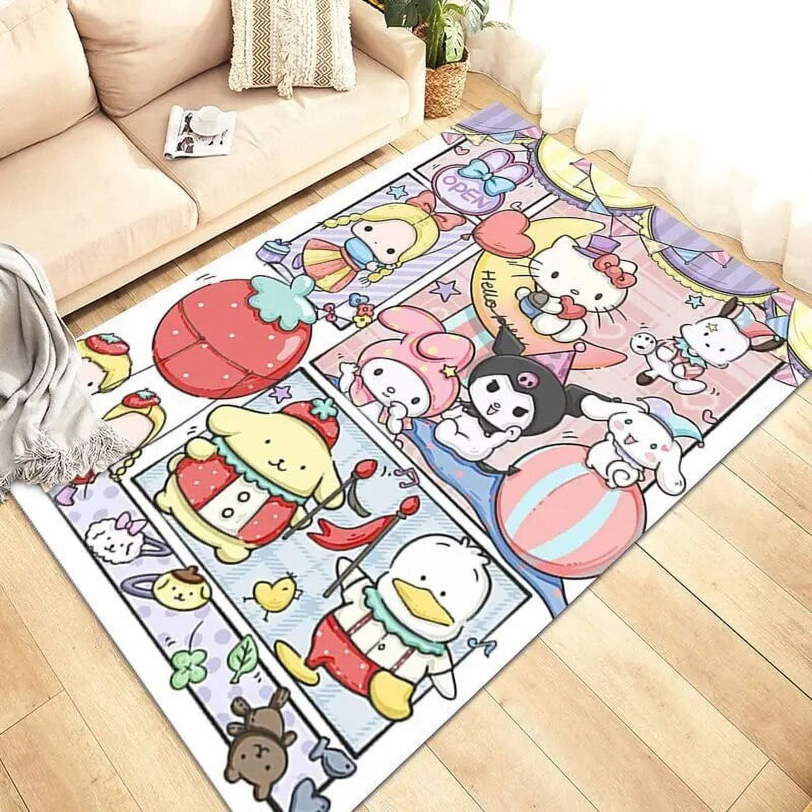 Cartoon Anime Sanrio Hello Kitty Carpet Sailors Moon SpongeBobed Lounge ...