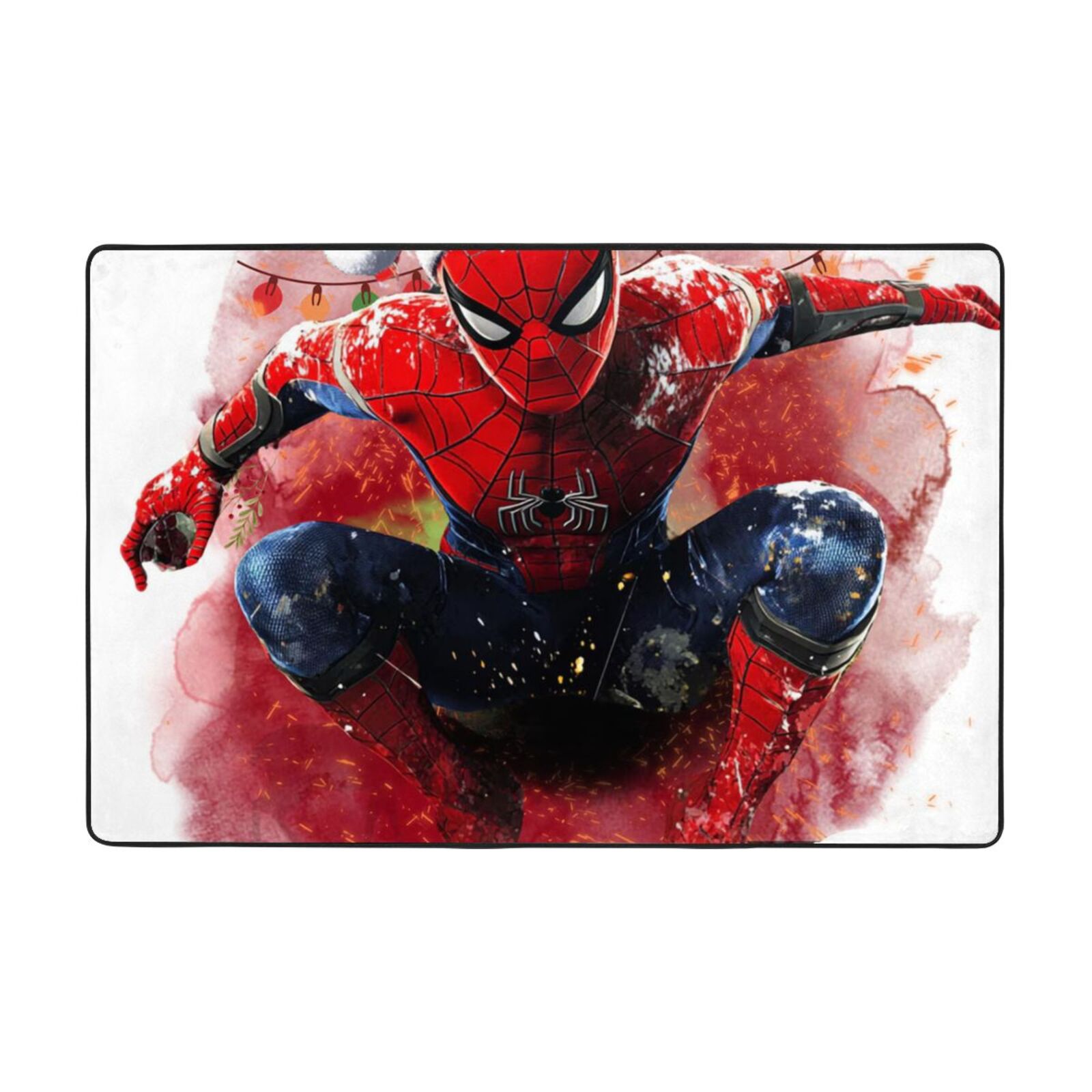Cartoon Anime Spider Man Area Rug Non-Slip Rugs Soft Carpet Soft ...