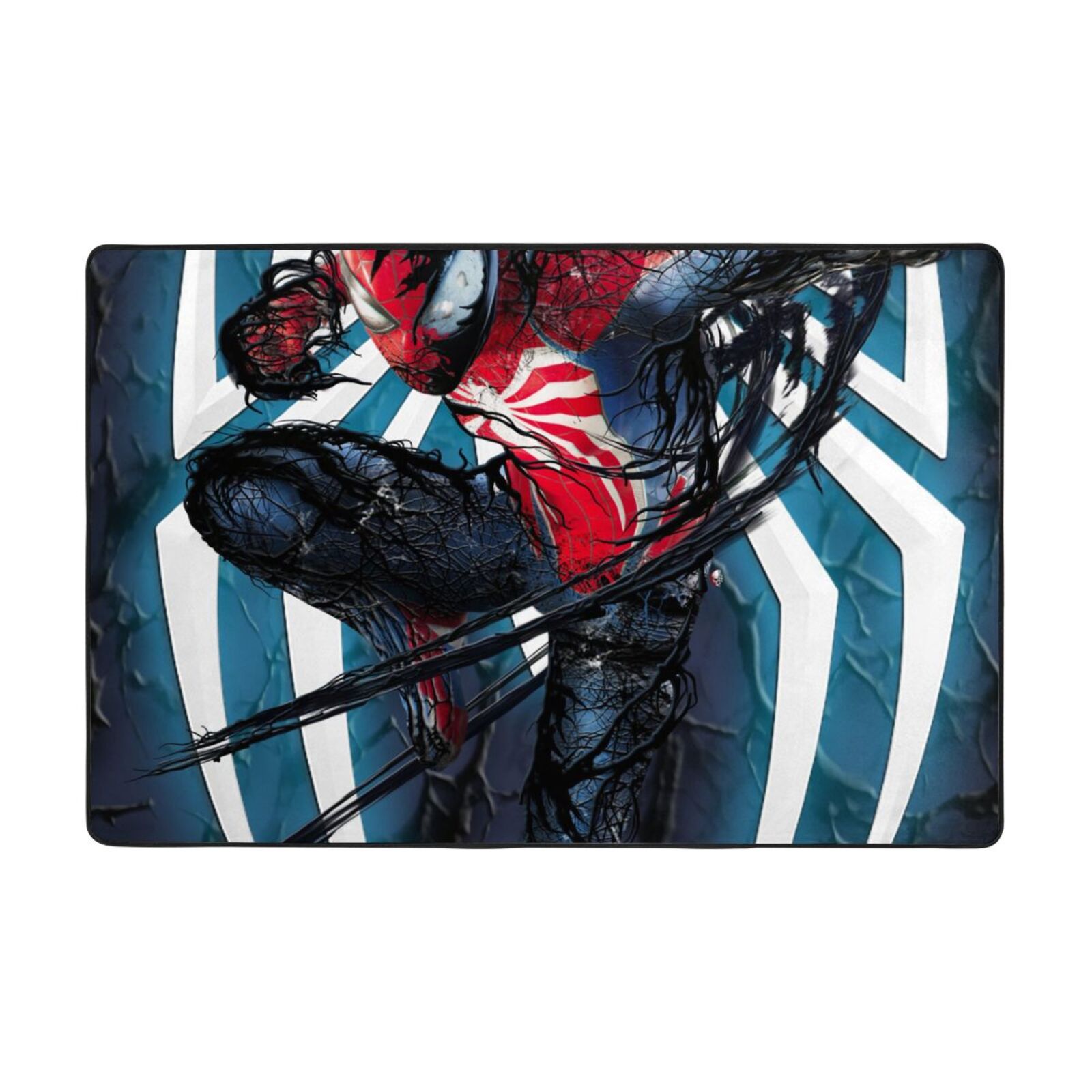 Cartoon Anime Spider Man Area Rug Non-Slip Rugs Soft Carpet Soft ...