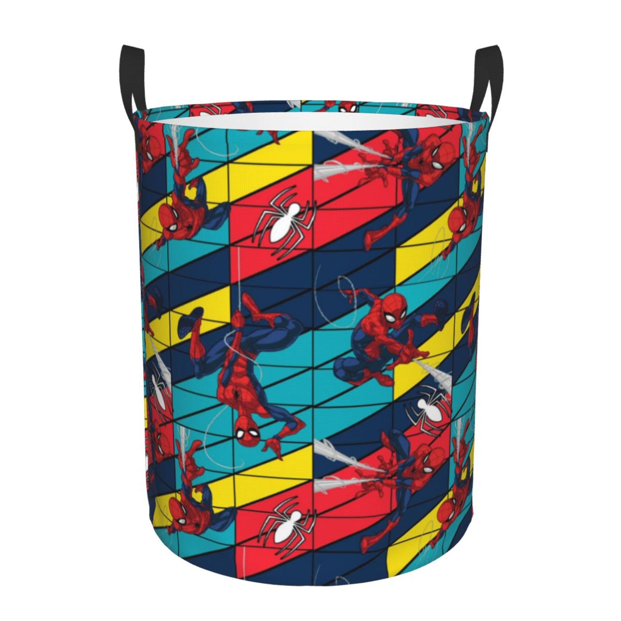 Cartoon Anime Spider Man Laundry Basket Room Decor for Boys Spiderman ...