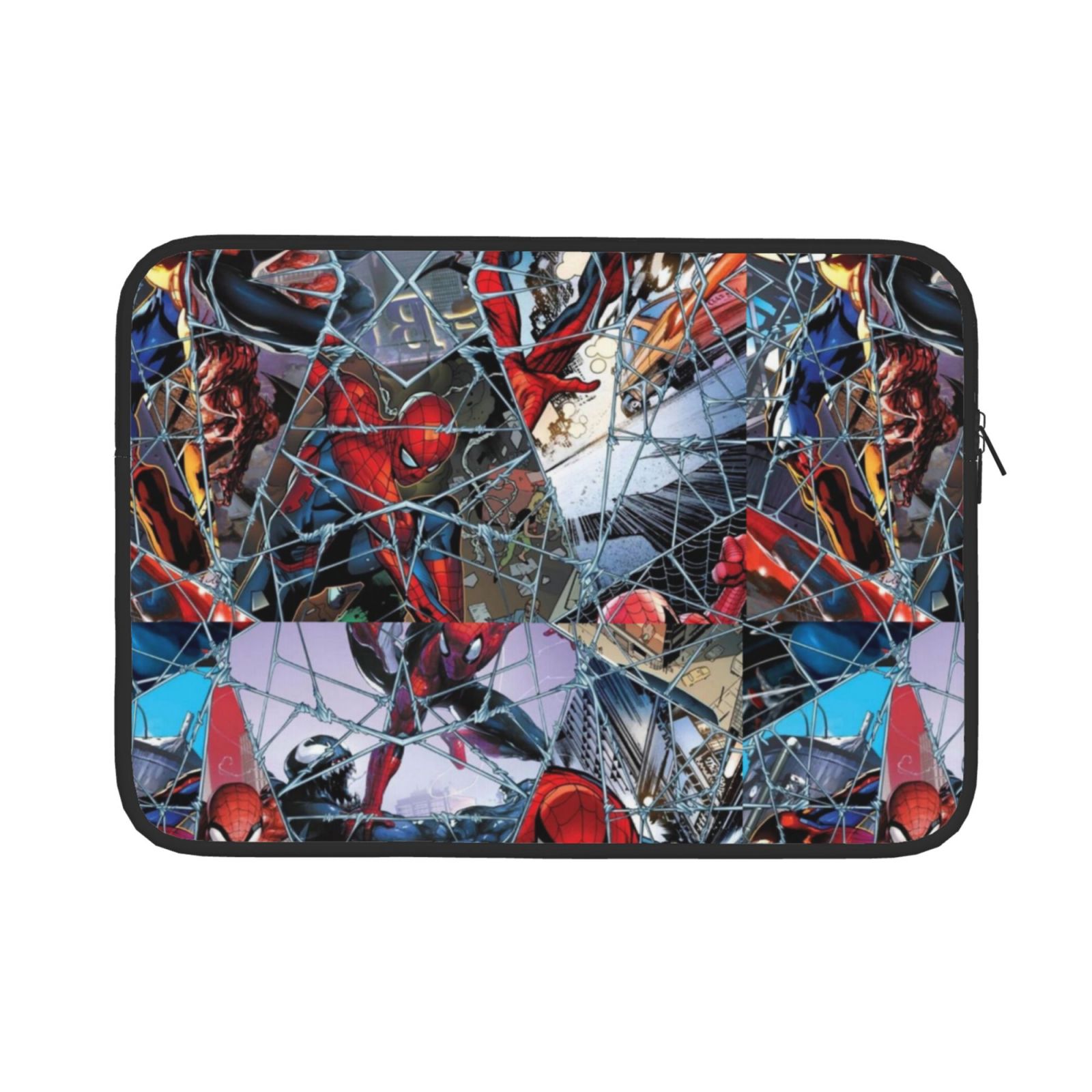 Cartoon Anime Spider Man Multi-Character Grid Sublimated Neoprene ...