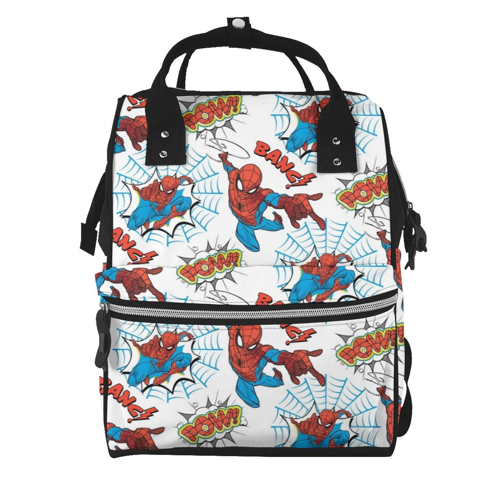 Cartoon Anime Spider Man Mummy backpack Spiderman Diaper Bag Oxford ...