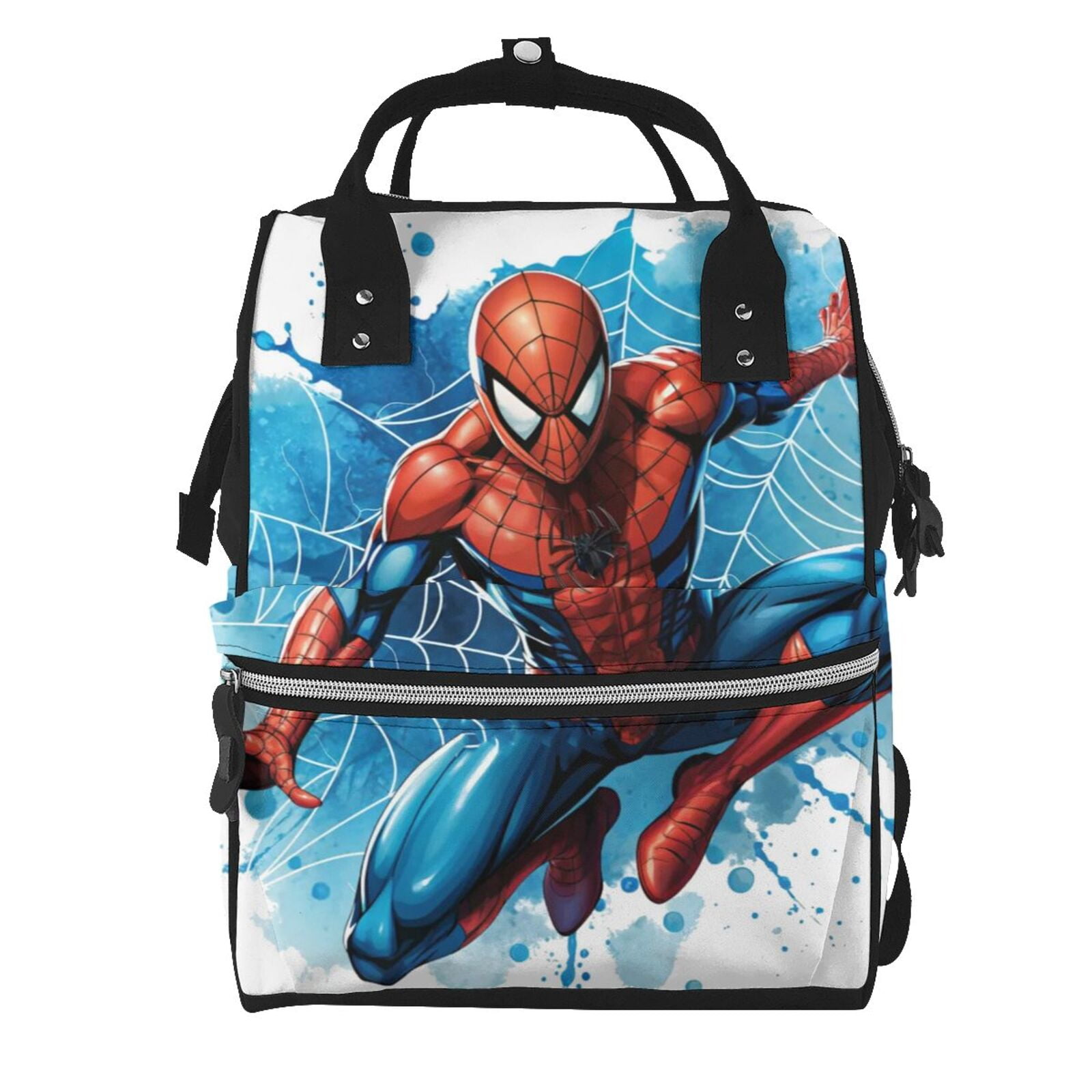 Cartoon Anime Spider Man Mummy backpack Spiderman Diaper Bag Oxford ...