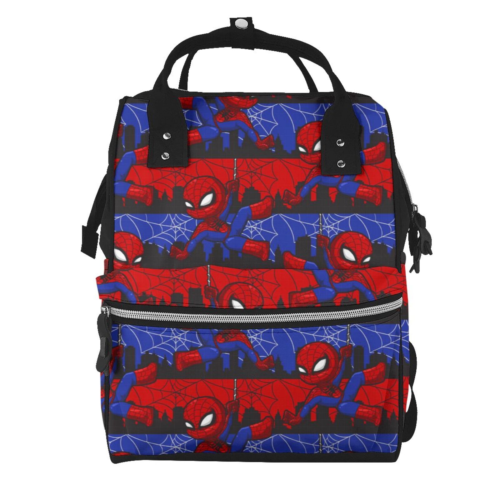 Cartoon Anime Spider Man Mummy backpack Spiderman Diaper Bag Oxford ...