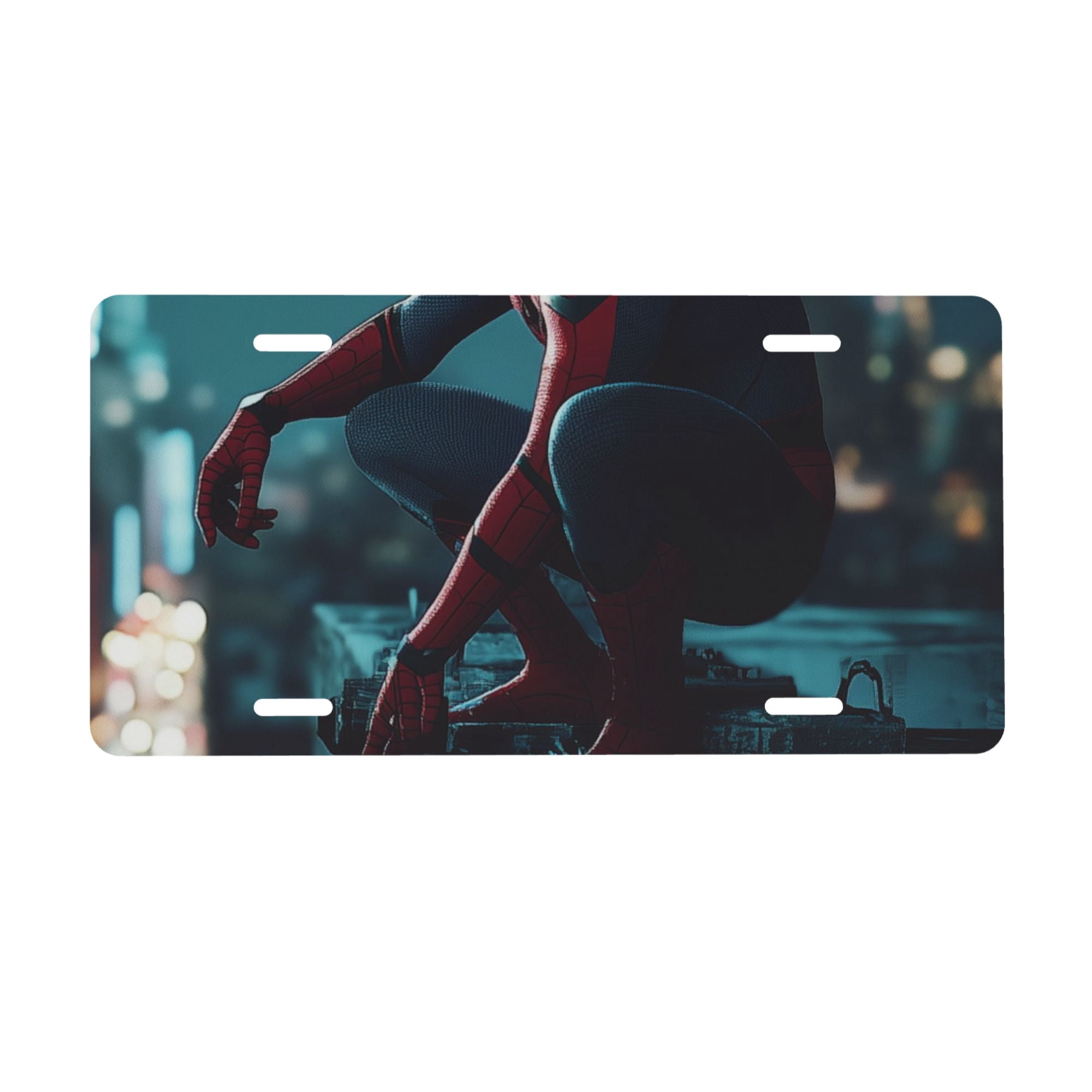 Cartoon Anime Spider Man Printed Front License Plate Auto Car Tag ...