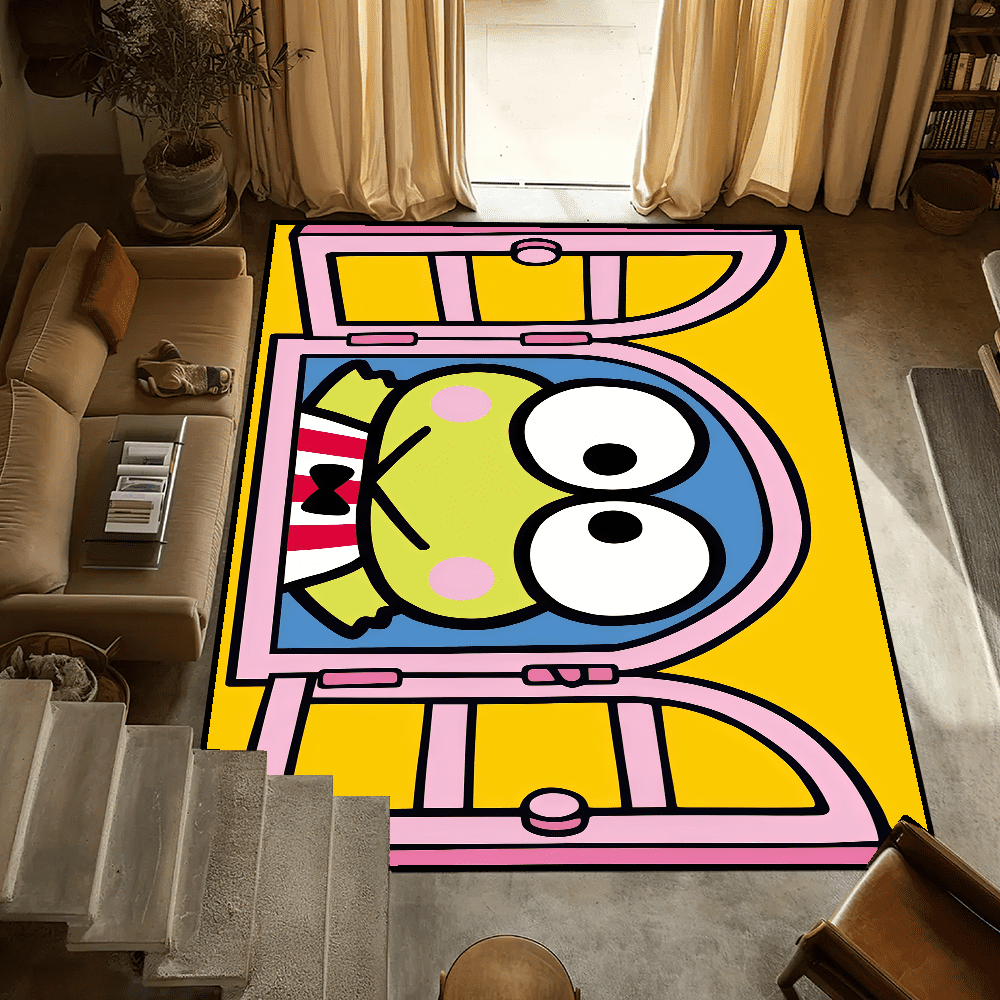 Cartoon Anti-Slip Kitchen Kuromi Hello Kitty Bedroom funny Sanrio Rug ...