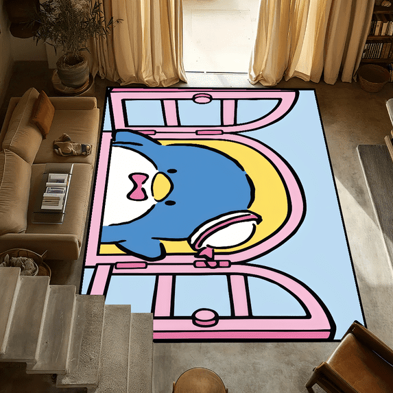 Cartoon Anti-Slip Kitchen Kuromi Hello Kitty Bedroom funny Sanrio Rug ...