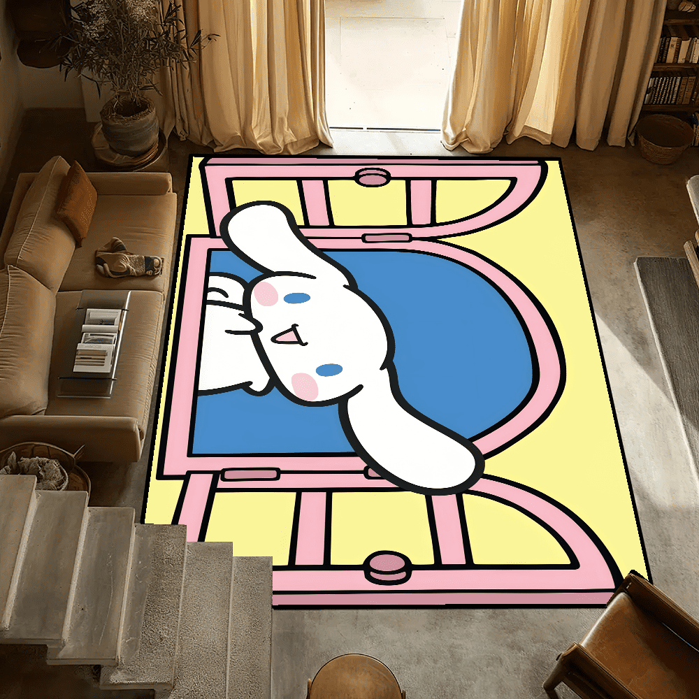 Cartoon Anti-Slip Kitchen Kuromi Hello Kitty Bedroom funny Sanrio Rug ...